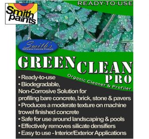 Smith's Green Clean Pro - Biodegradable Concrete Cleaner & Profiler