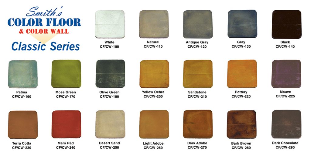 Smith's Color Floor Stains — Classic Semi-Transparent Colors